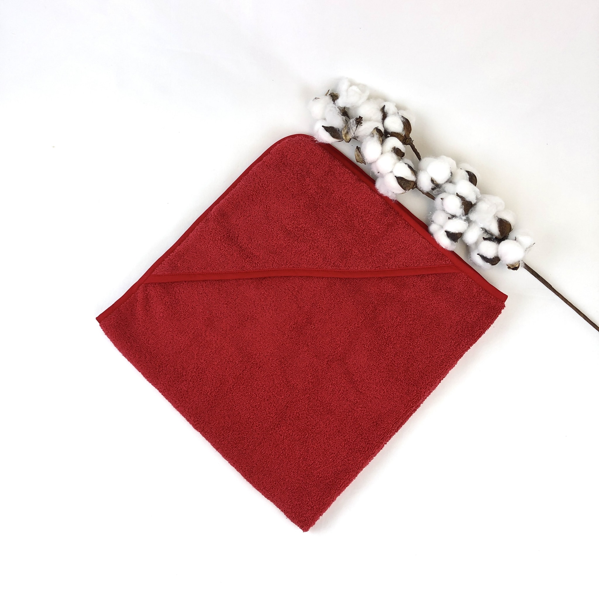 Rotes Geburtshandtuch - Kuschelchen